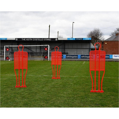 Single 6ft 5 Inch RED Football Mannequin - Set Piece Dummy Defender ...