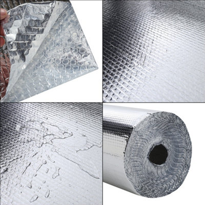 Single Bubble Foil Insulation, Heat Reflective 3 mm Thick Double Layer ...