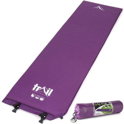 Single Camping Mat Self Inflating Inflatable Camp Roll Mattress With ...