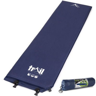 Single Camping Mat Self Inflating Inflatable Roll Mattress Extra Thick ...