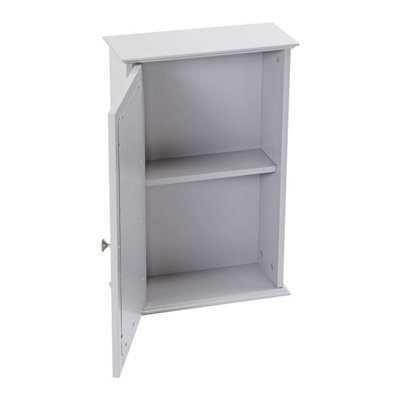SINGLE Door Mirrored Bathroom Cabinet Shelf - wall mounted - Stylish ...