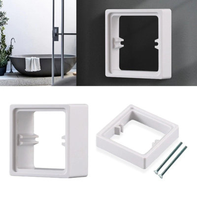 Single Gang 20mm Socket Spacer Light Switch Back Box Extension
