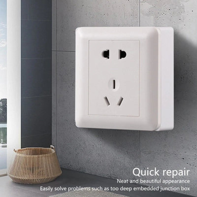 Single Gang 20mm Socket Spacer Light Switch Back Box Extension