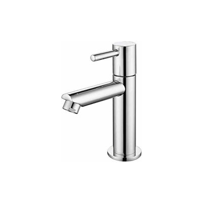Single handle cold water only basin faucet, durable copper rose gold ...