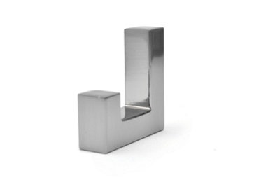 Single Hanger Hook - Colour Inox | DIY at B&Q