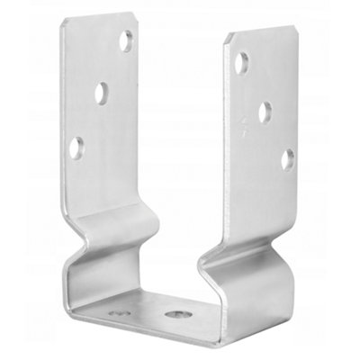 Single Heavy Duty Hot Dipped Galvanised Pergola Bolt Down Post Support ...