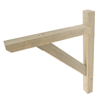 Single Heavy Duty Pressure Treated TimberLock Porch Timber Wooden ...