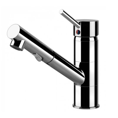 Single Lever Kitchen Mixer Tap With Pull-out Hose - Cantucci | DIY at B&Q