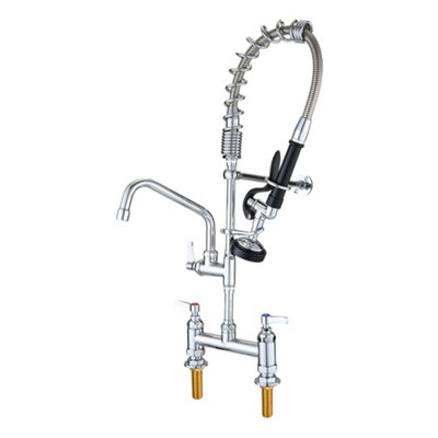 Single Lever Tap Commercial Kitchen Tap with Pull-Out Sprayer