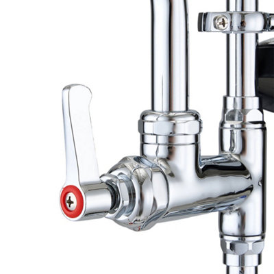 Single Lever Tap Commercial Kitchen Tap with Pull-Out Sprayer