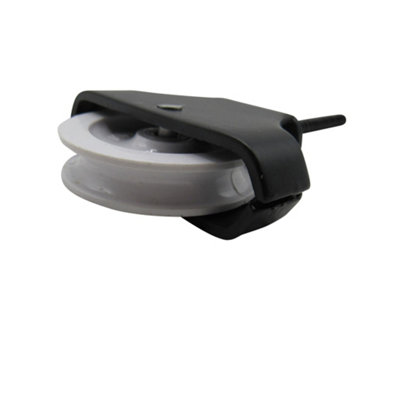 Single Line Screw In Pulley Wheel Black (Washing Clothes Airer Indoor ...