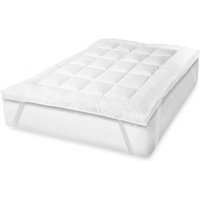 Single Mattress Topper 10cm Deep - Hotel Quality, Thick & Hypoallergenic