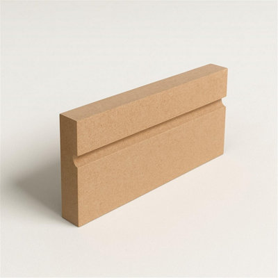 Single Set - Moisture Resistant MDF 1 V Groove Architrave & Rebate ...
