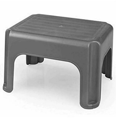 Single Step Grey Plastic Step Up Stool Children Kids Toilet Potty ...