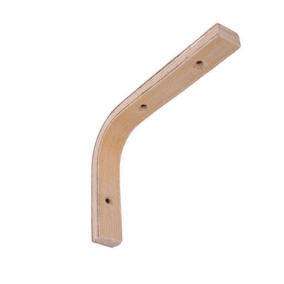 Single Wooden Plywood Beech Shelf Supports Bracket - 150x100mm