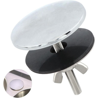 Sink Cover, 5Cm Stainless Steel Sink Hole Cover Kitchen Sink Seal Leak ...