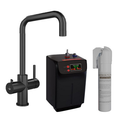 Sinkoro 3 in 1 Boiling Water Kitchen Mixer Tap Twin Lever Filter Tank ...