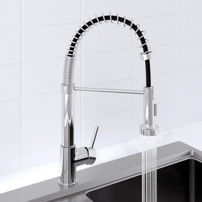 Sinkoro Modern Monobloc Kitchen Mixer Tap with Pull Out Hose Spray ...