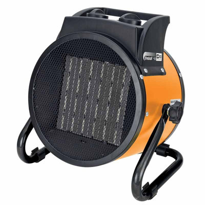 SIP FIREBALL Turbofan 3001 Electric Fan Heater - Steel - L21 x W26.5 x ...