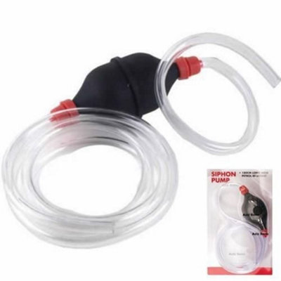 Siphon Pump Water Oil Liquid Fuel Transfer Syphon Sifon Syfon Petrol Diesel