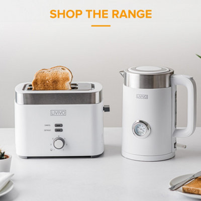 SIRIUS 2 SLICE TOASTER - WHITE