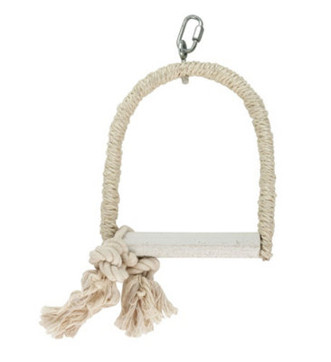 Sisal swing with lime perch 18 x 14 x 2 cm