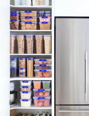 Sistema Klip It Plus 6 Piece Food Storage Airtight Easy Locking Leak ...