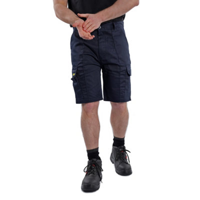 Site King Mens Navy Combat Cargo Work Shorts (W40)
