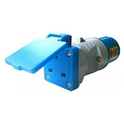 Site Plug Socket Adaptor 16 to 13 Amp Converter UK Plug Caravan Building