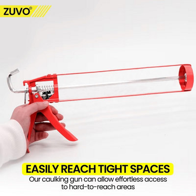 Skeleton Caulking Gun for Silicone Cartridges - Sealant Tool, Ideal for ...