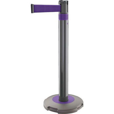 Skipper Q Indoor Barrier System - Purple Trim & Tape