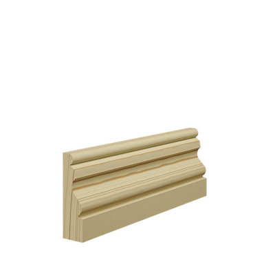 Skirting World 330 MDF Picture Rail - 70mm x 25mm x 4200mm, Primed ...