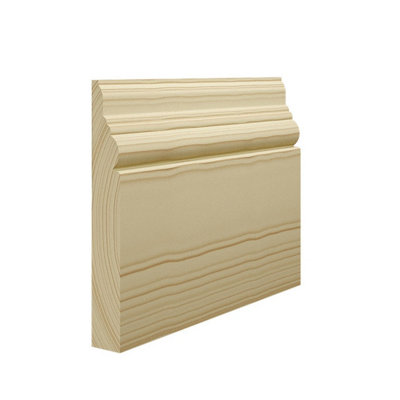 Skirting World MDF Plinth Block P2 - 170mm x 25mm x 120mm, Primed (pack ...