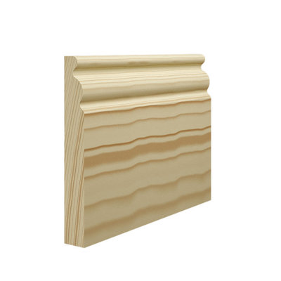 Skirting World Regency Pine Skirting Board - 194mm x 21mm x 4200mm ...