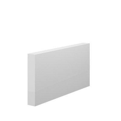 Skirting World Square MDF Architrave - 95mm x 18mm x 2440mm, Primed ...