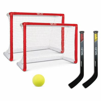 SKLZ Pro Mini Hockey Set with 2 Goals, Sticks & Foam Ball, Indoor ...