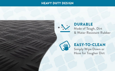 Skoda Enyaq (2021+) Rubber Boot Liner Mat Tailored Fit Durable ...