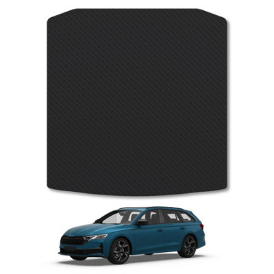 Skoda Octavia Estate (2020+) Premium 5mm Rubber Car Boot Liner Tailored