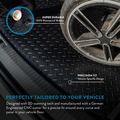 Skoda Octavia Estate (2020+) Premium 5mm Rubber Car Boot Liner Tailored