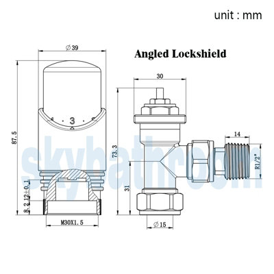 SKY BATHROOM 1600x544mm Single White High Heat Output Flat Panel ...
