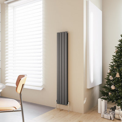 Sky Bathroom Anthracite Radiator Central Heating Rads Double 1600x272mm ...