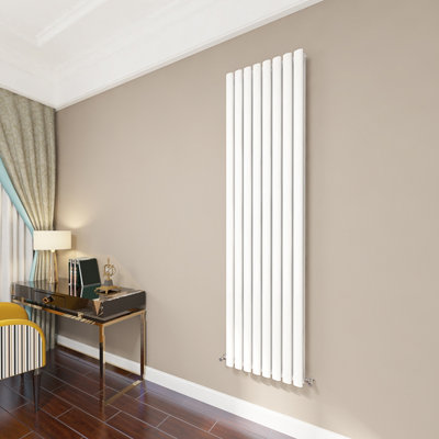 SKY bathroom Central Heating 1800x472mm Vertical Oval Column Radiator ...