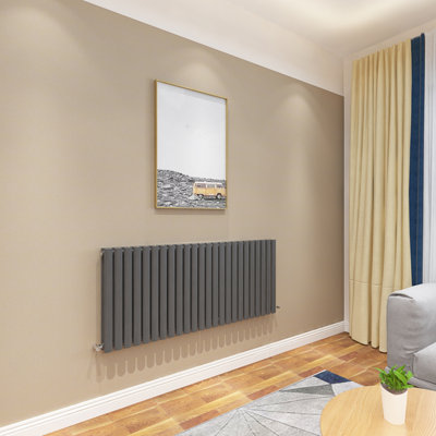 SKY bathroom Central Heating 600x1416mm Horizontal Oval Column Radiator ...