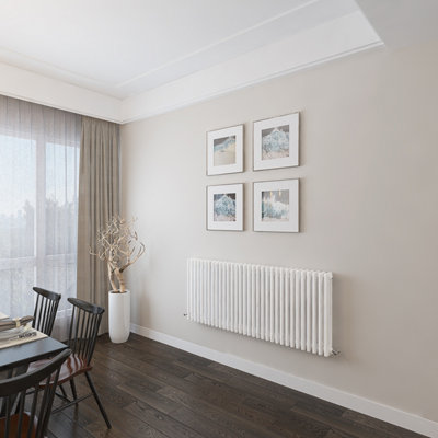 SKY BATHROOM Central Heating Cast Iron 3 Column 600x1460mm White ...
