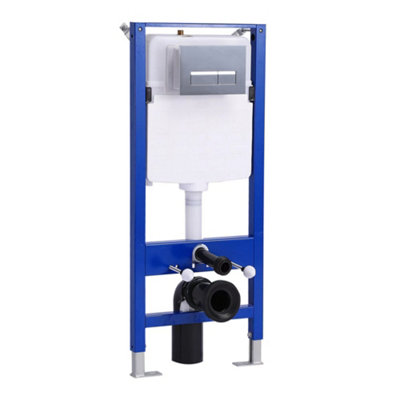 SKY Bathroom Concealed 1140mm Height,100mm Depth Wall Hung Toilet ...