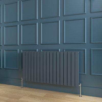 Sky Bathroom Flat Panel Anthracite Radiator High Heat Output Double ...