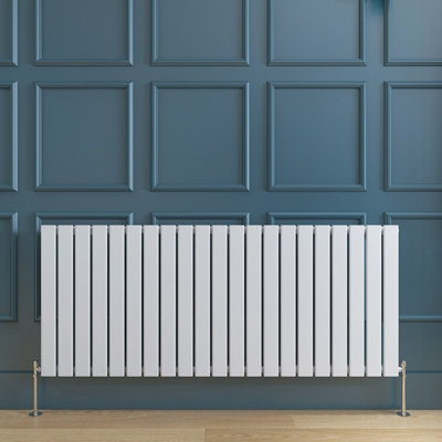 Sky Bathroom Flat Panel White Radiator High Heat Output Single ...