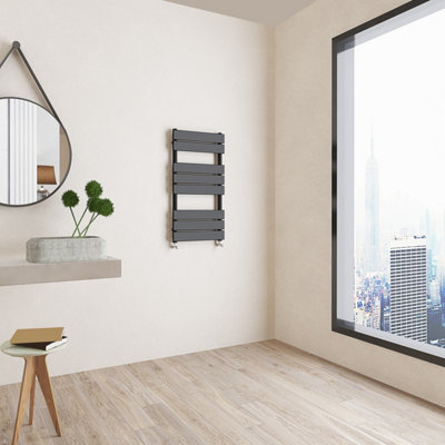 Sky Bathroom Heated Towel Rail Radiator 800x450mm High Heat Output ...