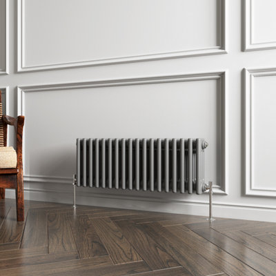 SKY Bathroom Radiator Cast Iron 3 Column 300x830mm Anthracite ...