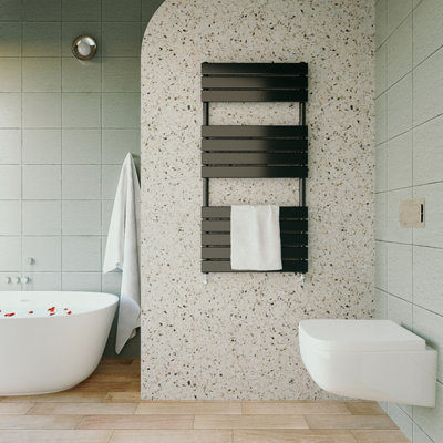 Sky Bathroom Radiator Towel Rail Heater 1200x600mm Heating Ladder ...